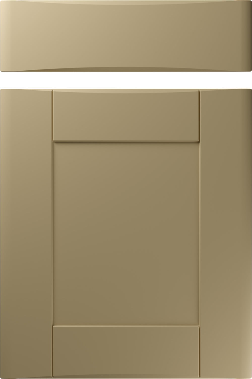 Glebe style door solid wood painted matt cream & Carbonite - RF ...